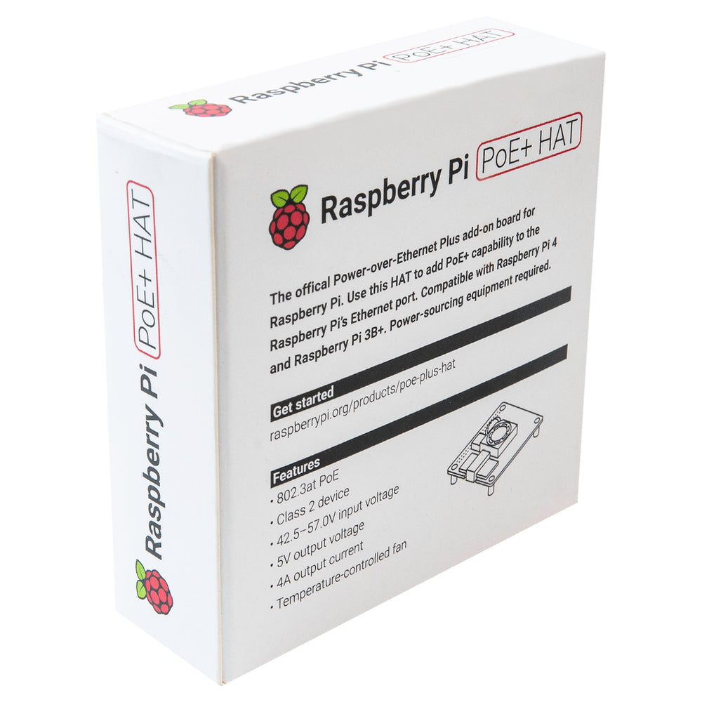 Módulo PoE+ HAT Oficial Pi – Microbot México