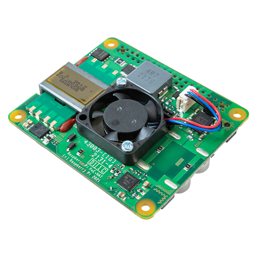 Módulo PoE+ HAT Oficial Pi – Microbot México