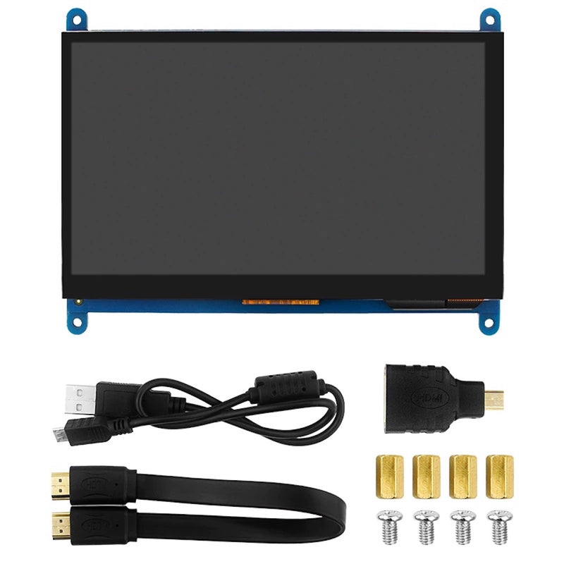 Pantalla Touch Pi 7" HDMI 1024×600 – Microbot México