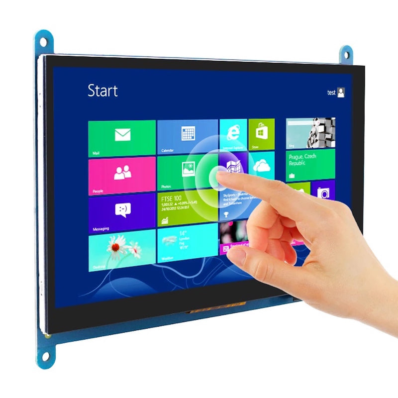 Pantalla Touch Pi 7" HDMI 1024×600 – Microbot México