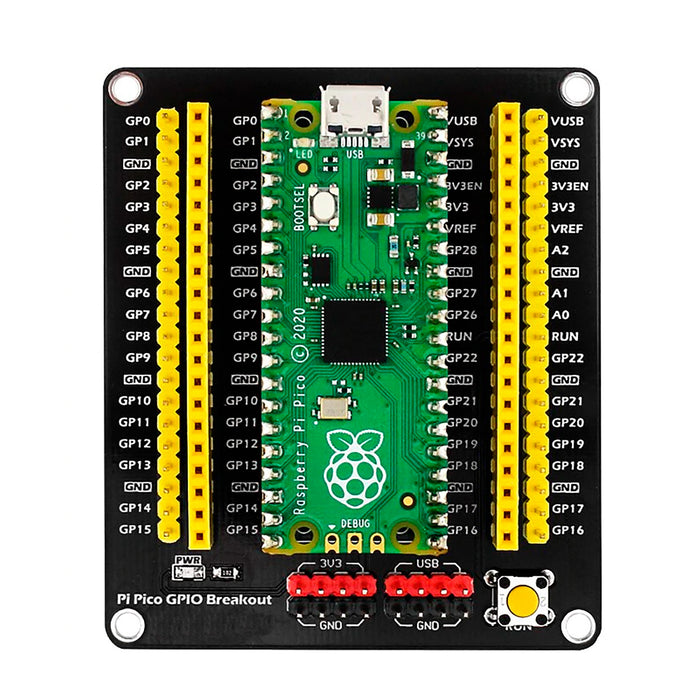 Expansión GPIO para Raspberry Pi Pico – Microbot México