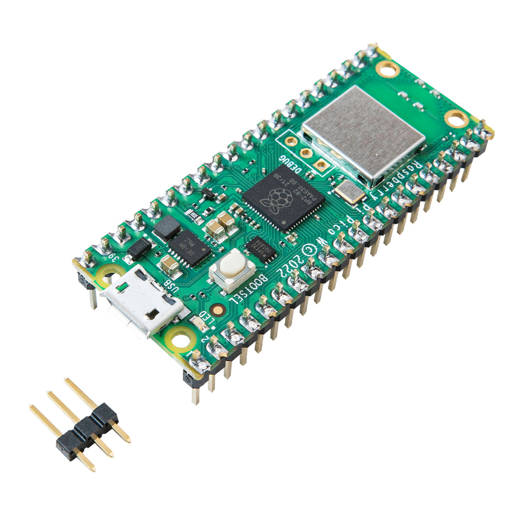 Raspberry Pi Pico W Headers Microcontrolador Rp2040 Wifi Kit – Microbot México