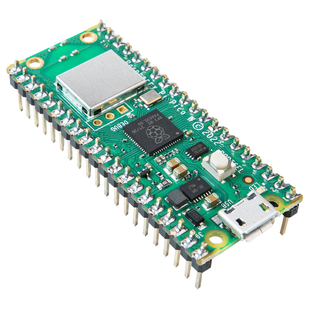 Raspberry Pi Pico W Headers Microcontrolador Rp2040 Wifi Kit – Microbot México