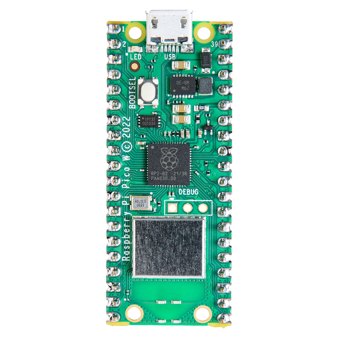 Raspberry Pi Pico W Headers Microcontrolador Rp2040 Wifi Kit – Microbot México