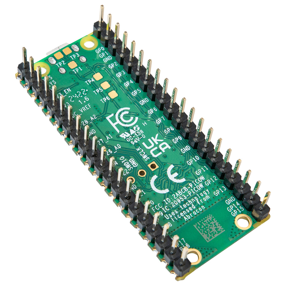 Raspberry Pi Pico W Headers Microcontrolador Rp2040 Wifi Kit – Microbot México