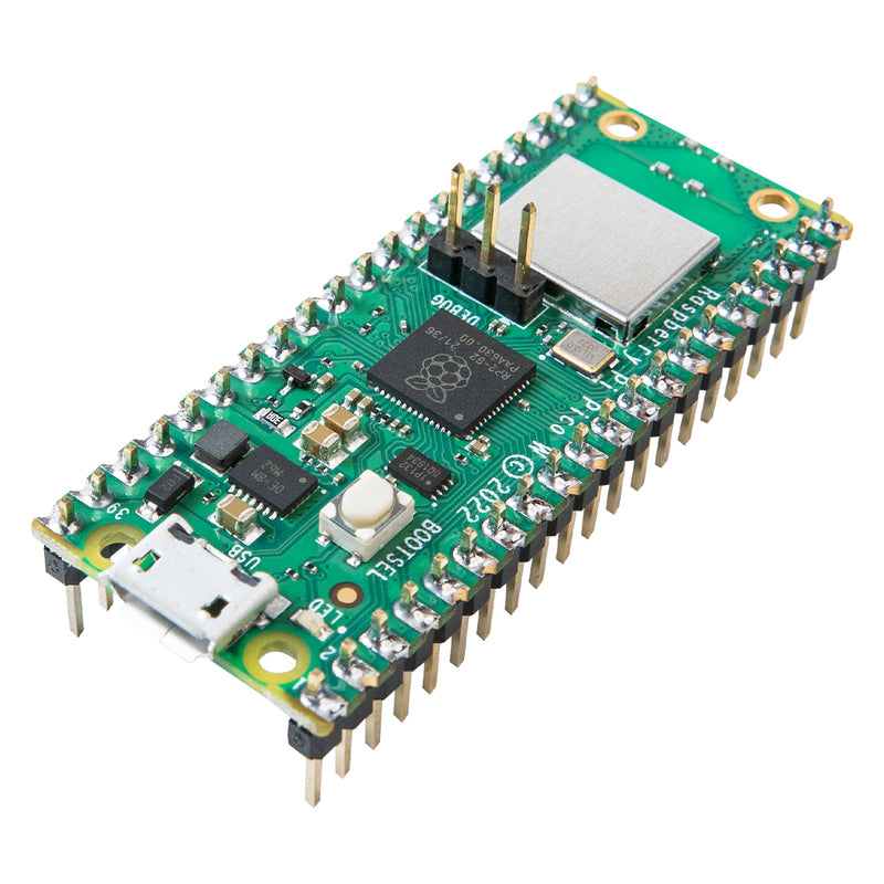 Raspberry Pi Pico W Headers Microcontrolador Rp2040 Wifi Kit – Microbot México