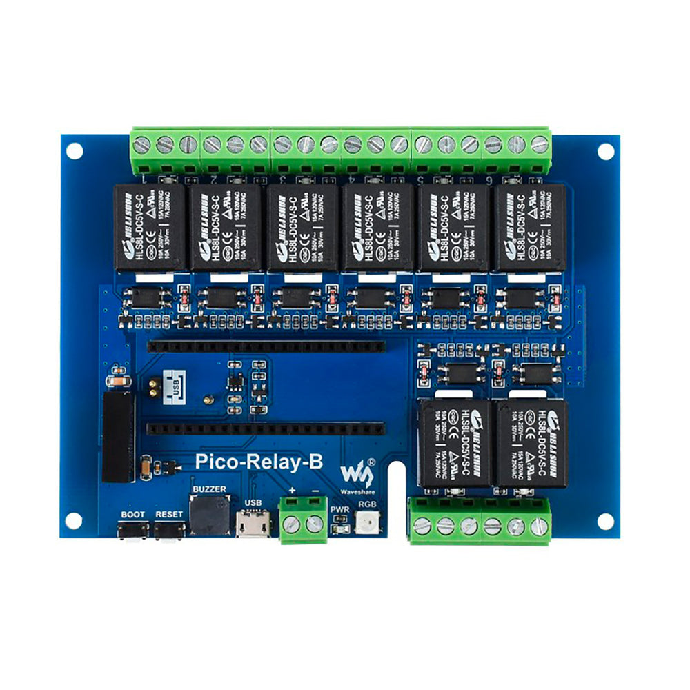 Relay Board para Raspberry Pi Pico – Microbot México
