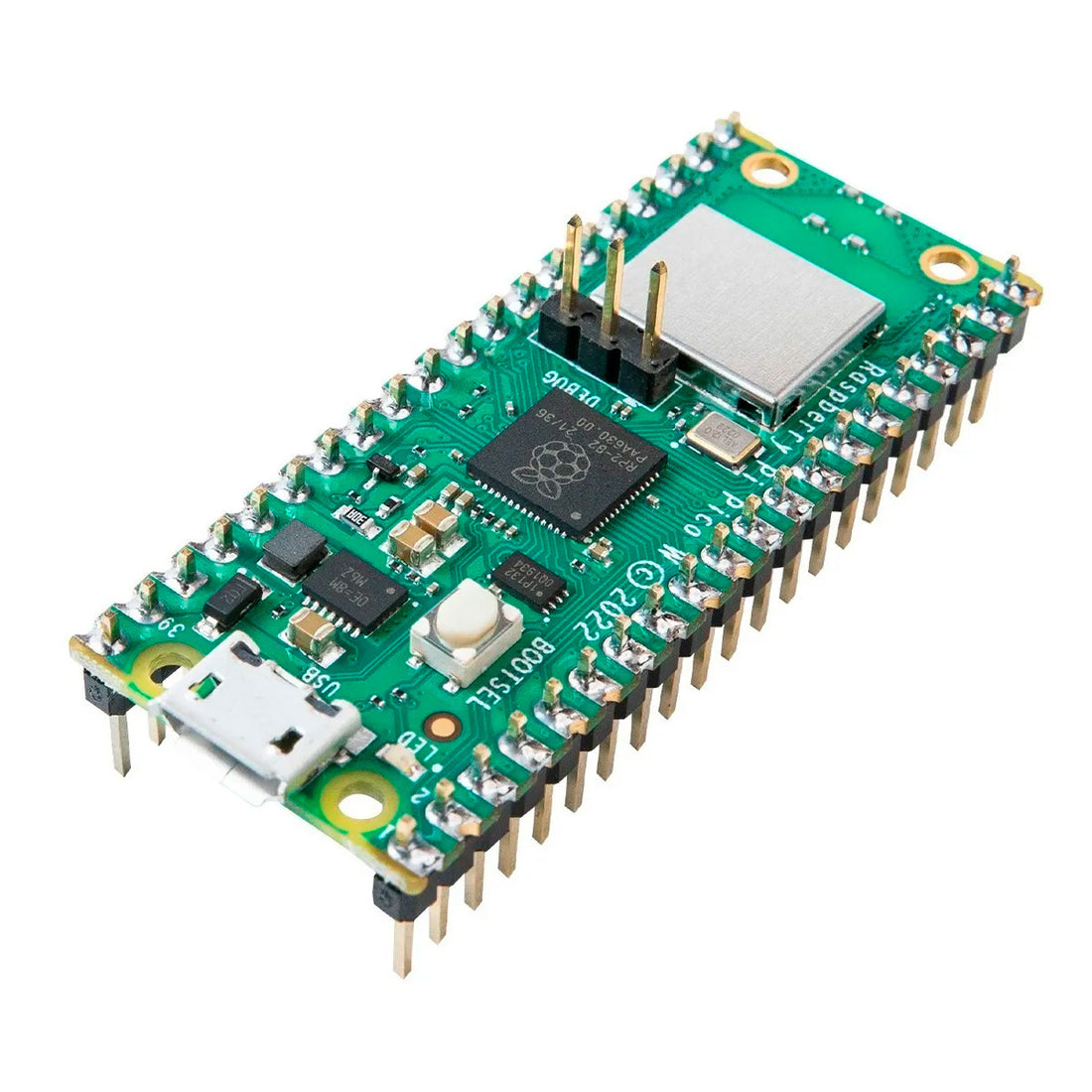 Kit Pi Pico W + Cable USB Oficial – Microbot México