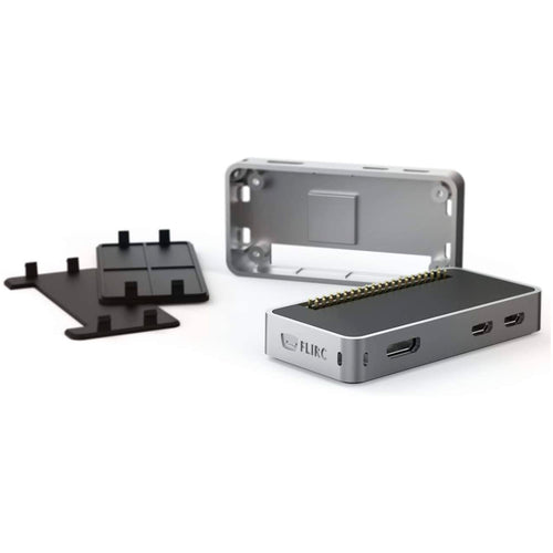 Carcasa Raspberry Pi Zero 2 W Case Flirc Disipador Aluminio Microbot
