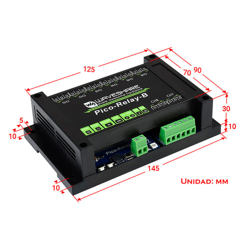 Relay Board para Raspberry Pi Pico – Microbot México