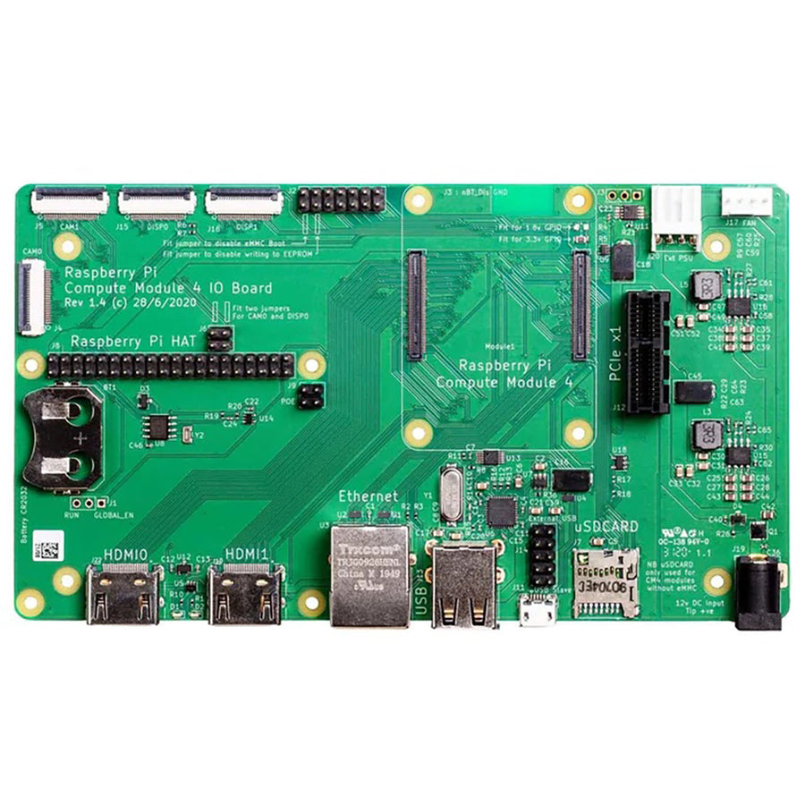 Raspberry Pi Compute Module 4 I/O Board – Microbot México